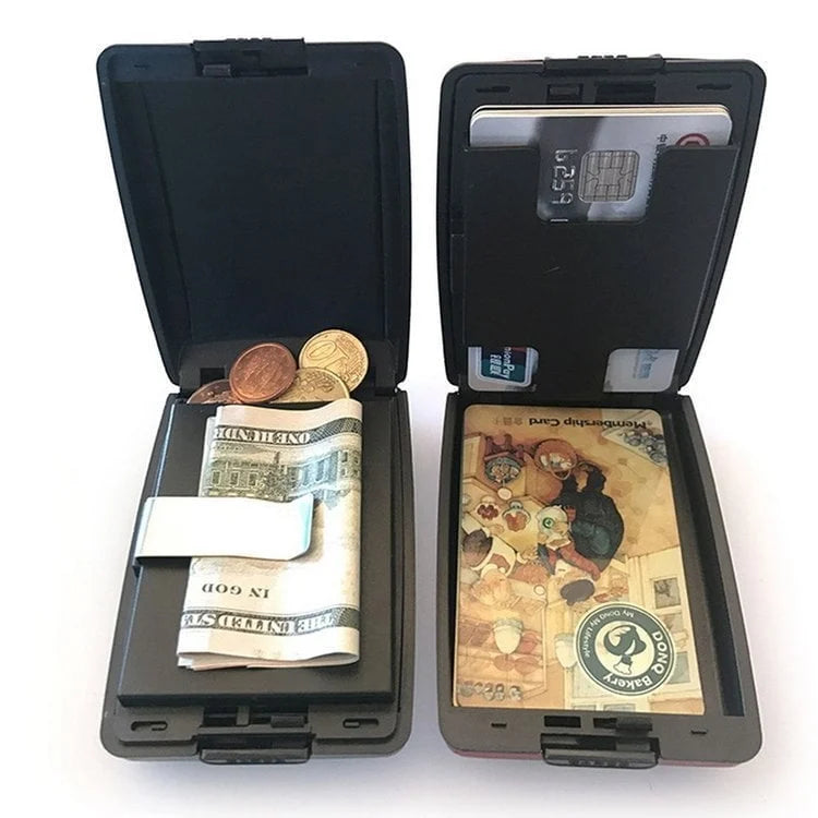 🎁 49% OFF-RFID Anti-Theft Aluminum Wallet Clip – Roma